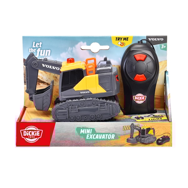 Volvo Mini Grävmaskin Sladdstyrd Dickie Toys - present/presenttips
